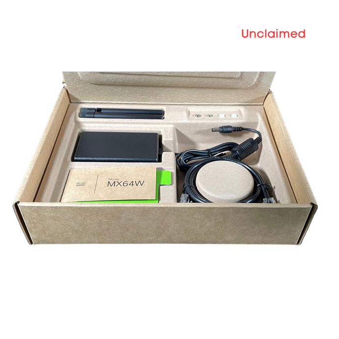 Cisco Meraki MX64W-HW Cloud Managed Firewall - New – Netyorker