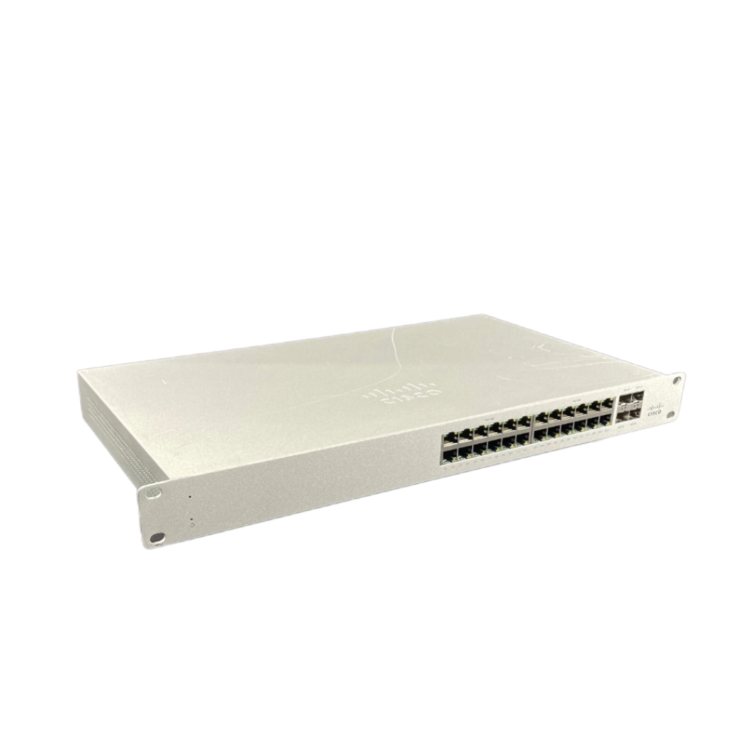 Cisco Meraki MS120-24P-HW 24 Port PoE Cloud Managed Switch - Refurbish – Netyorker